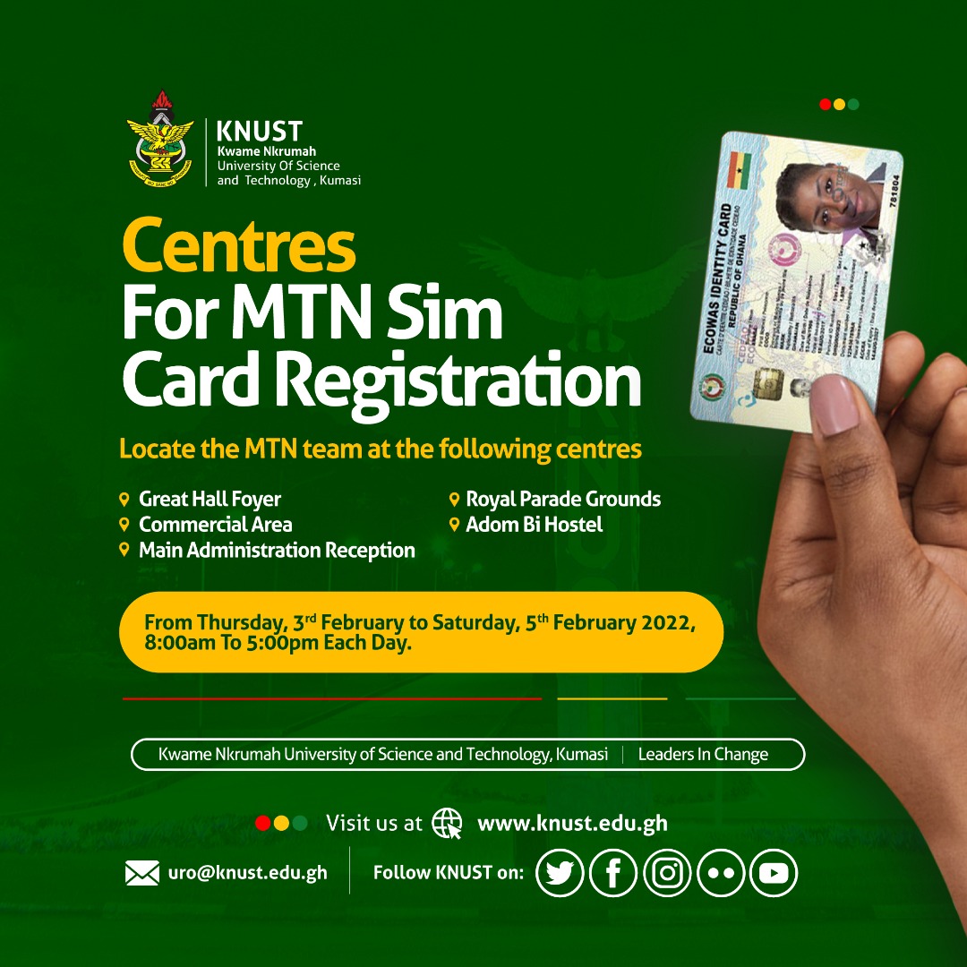 Centres For MTN Sim Card Registration | Faculty of Law